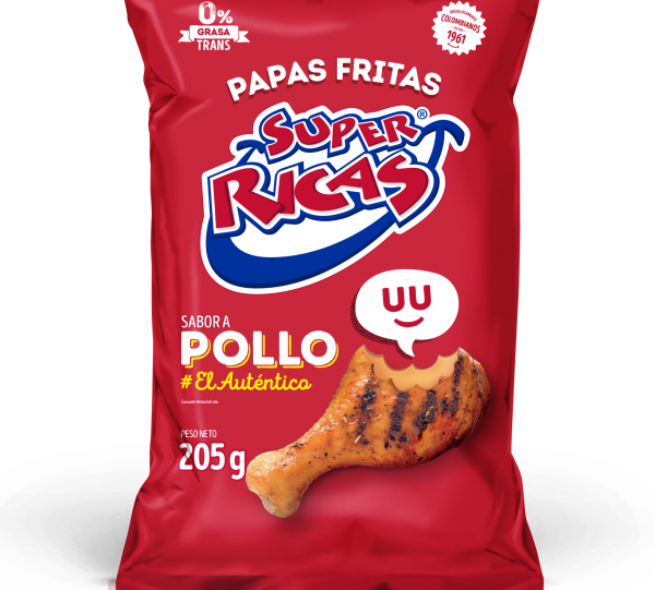 Potato chips chicken flavored - Super Ricas | COMESTIBLES RICOS S.A ...