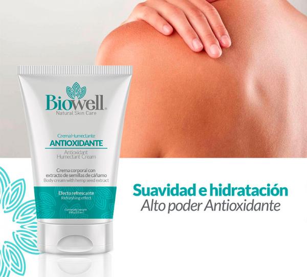 CREMA ANTIOXIDANTE BIOWELL | Biowellness SAS| Colombian B2B Marketplace