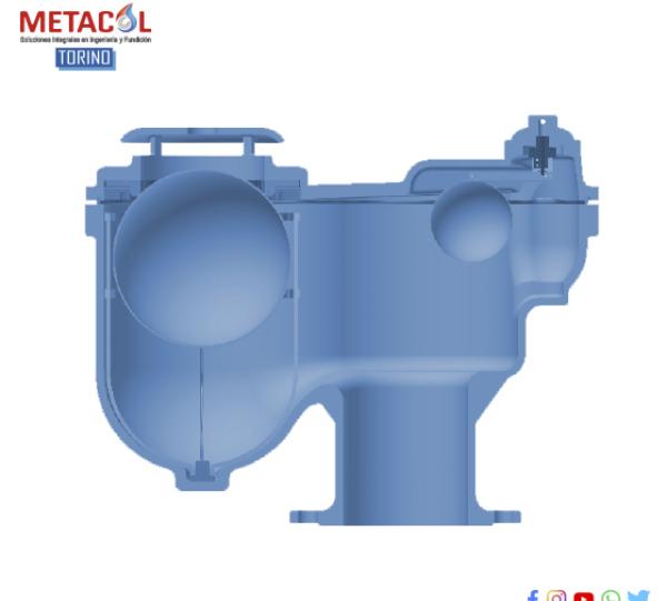 Válvula admisión y expulsión de aire V.A.E cámara doble | Metacol S.A | Colombian B2B Marketplace