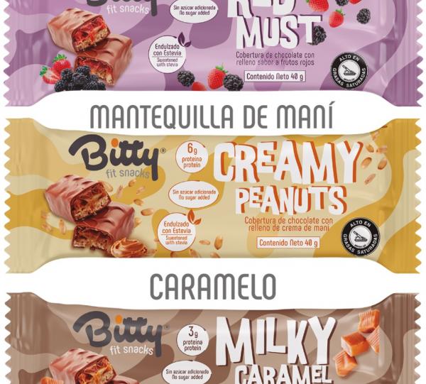Barras de chocolate | Bitty fit snacks| Colombian B2B Marketplace