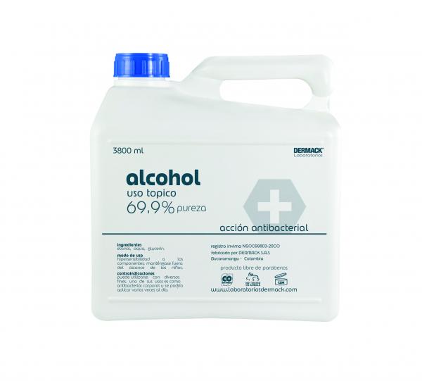 ALCOHOL Dermack con Glicerina | Dermack sas | Colombian B2B Marketplace
