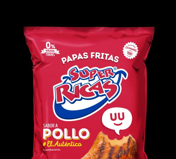 Potato chips chicken flavored - Super Ricas | COMESTIBLES RICOS S.A ...
