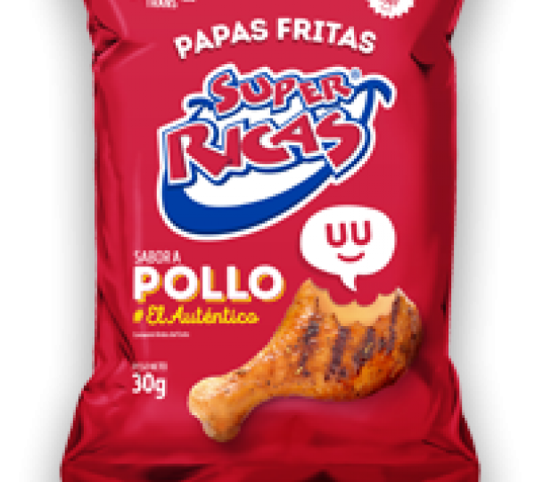 Papas sabor a pollo - Super Ricas | COMESTIBLES RICOS S.A.| Colombian ...